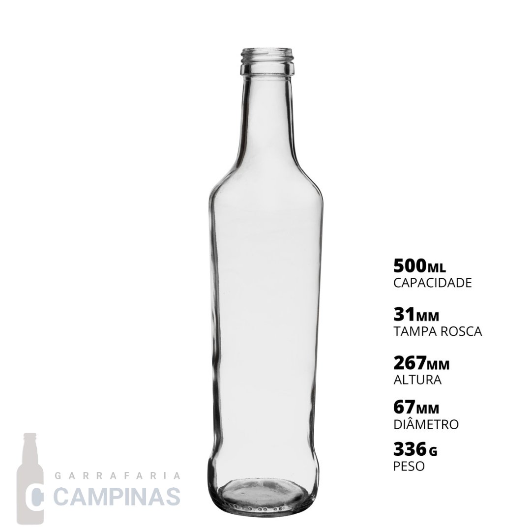 Garrafaria Campinas - cod: exclusive500 - GARRAFA EXCLUSIVE 500ML - CAIXA COM 49 UNIDADES